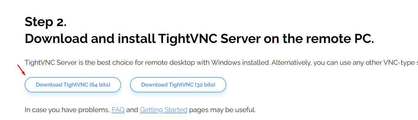Instalando o Tight VNC | Bem vindo ao Farmfy!